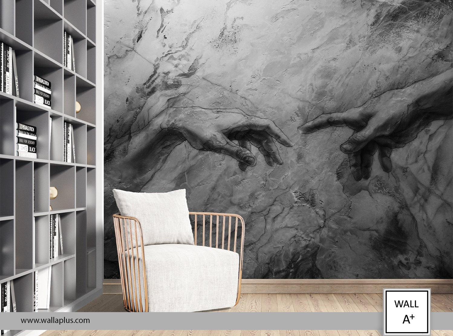 Human Hands is an Artistic Working Wallpaper.peel and Stick - Etsy