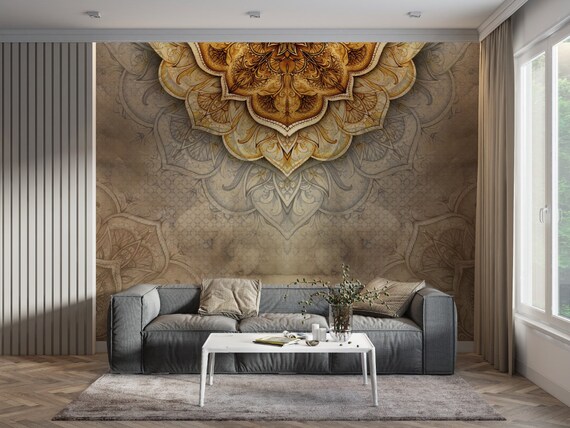 Brown Classic Wallpaper Design