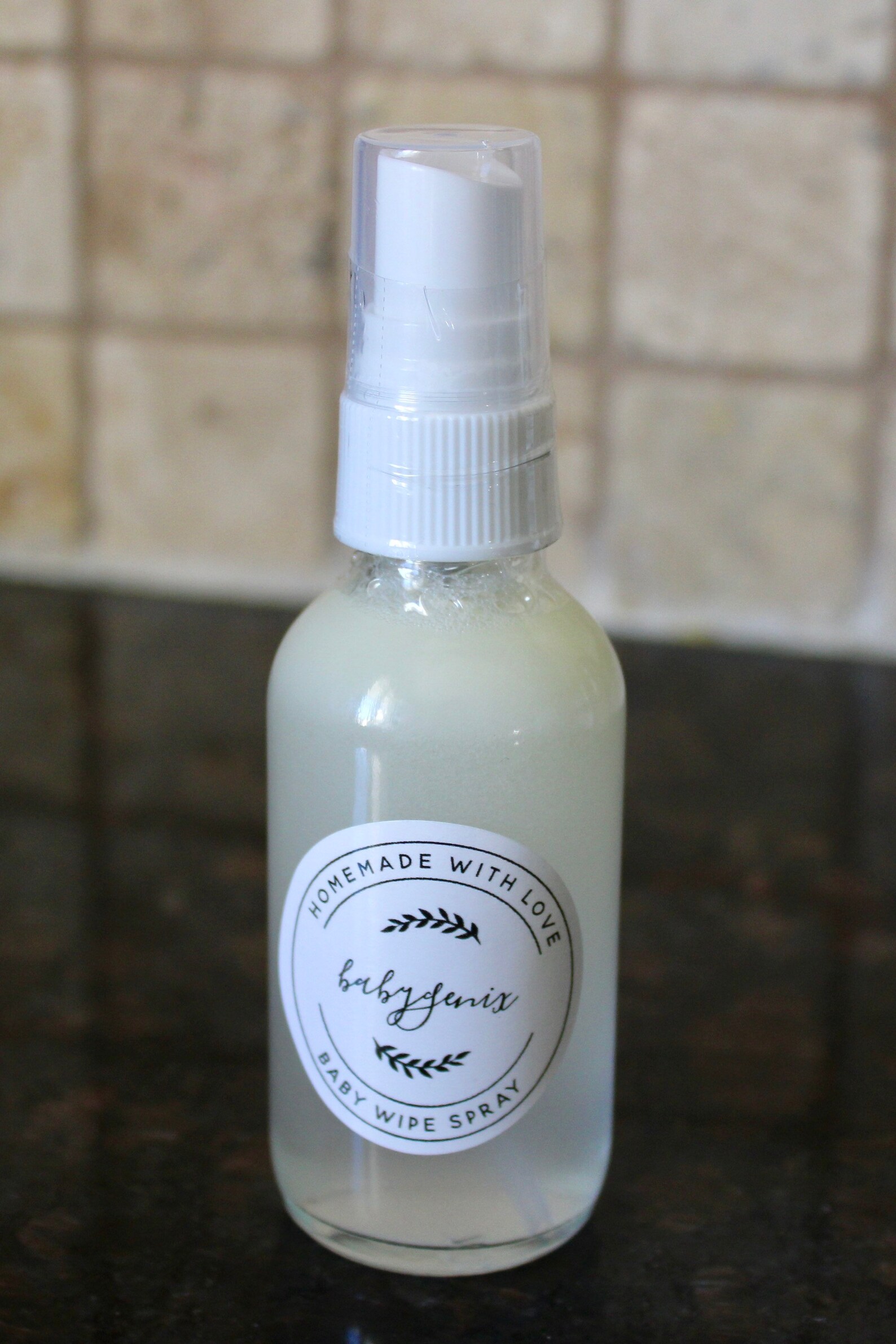 Organic To-go Baby Wipe Spray, Cloth Wipe Spray, All-natural Baby Wipe ...