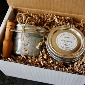 Organic Belly Box, Organic Expecting Mother Gift Box, Pregnancy Belly ...