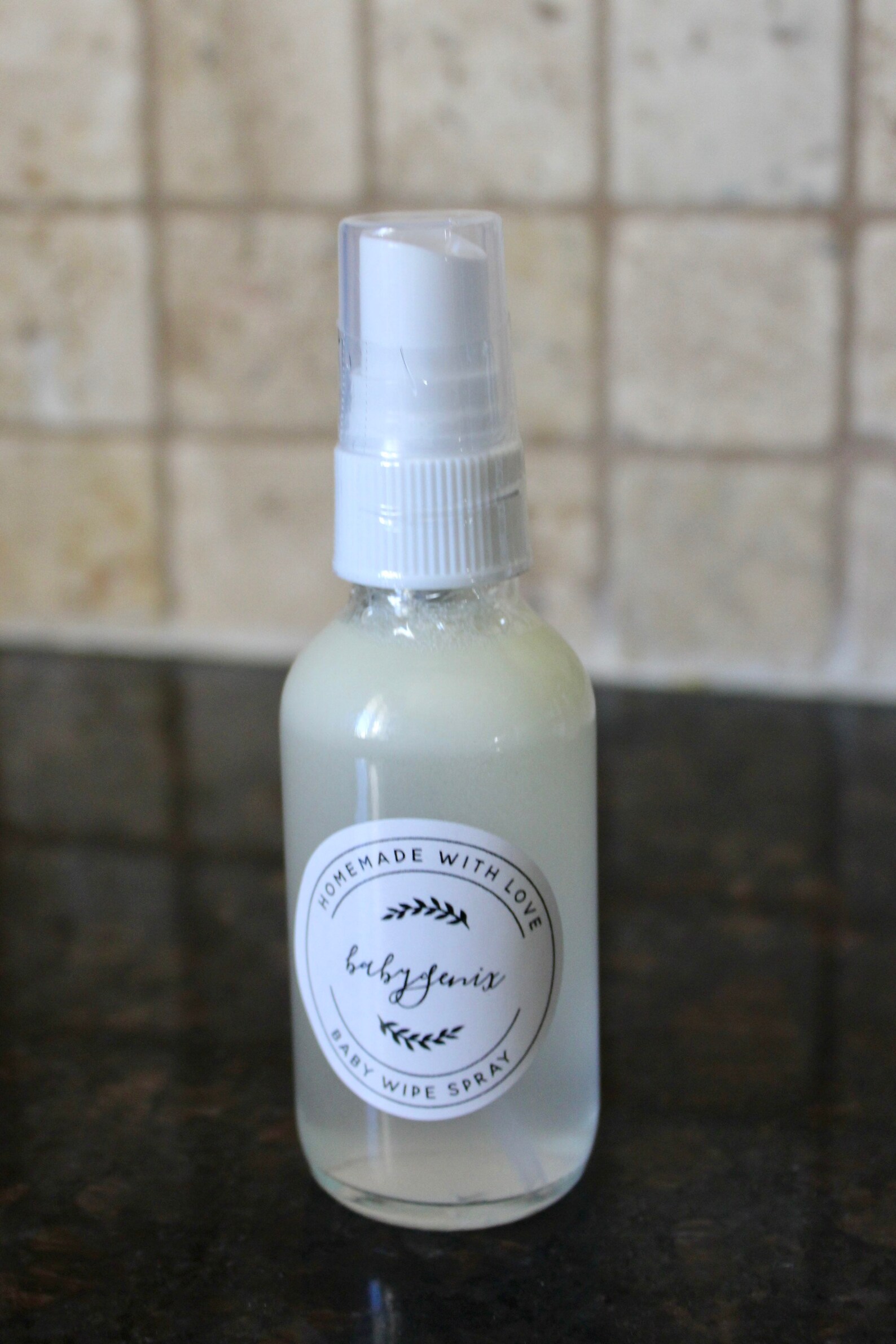 Organic To-go Baby Wipe Spray, Cloth Wipe Spray, All-natural Baby Wipe ...