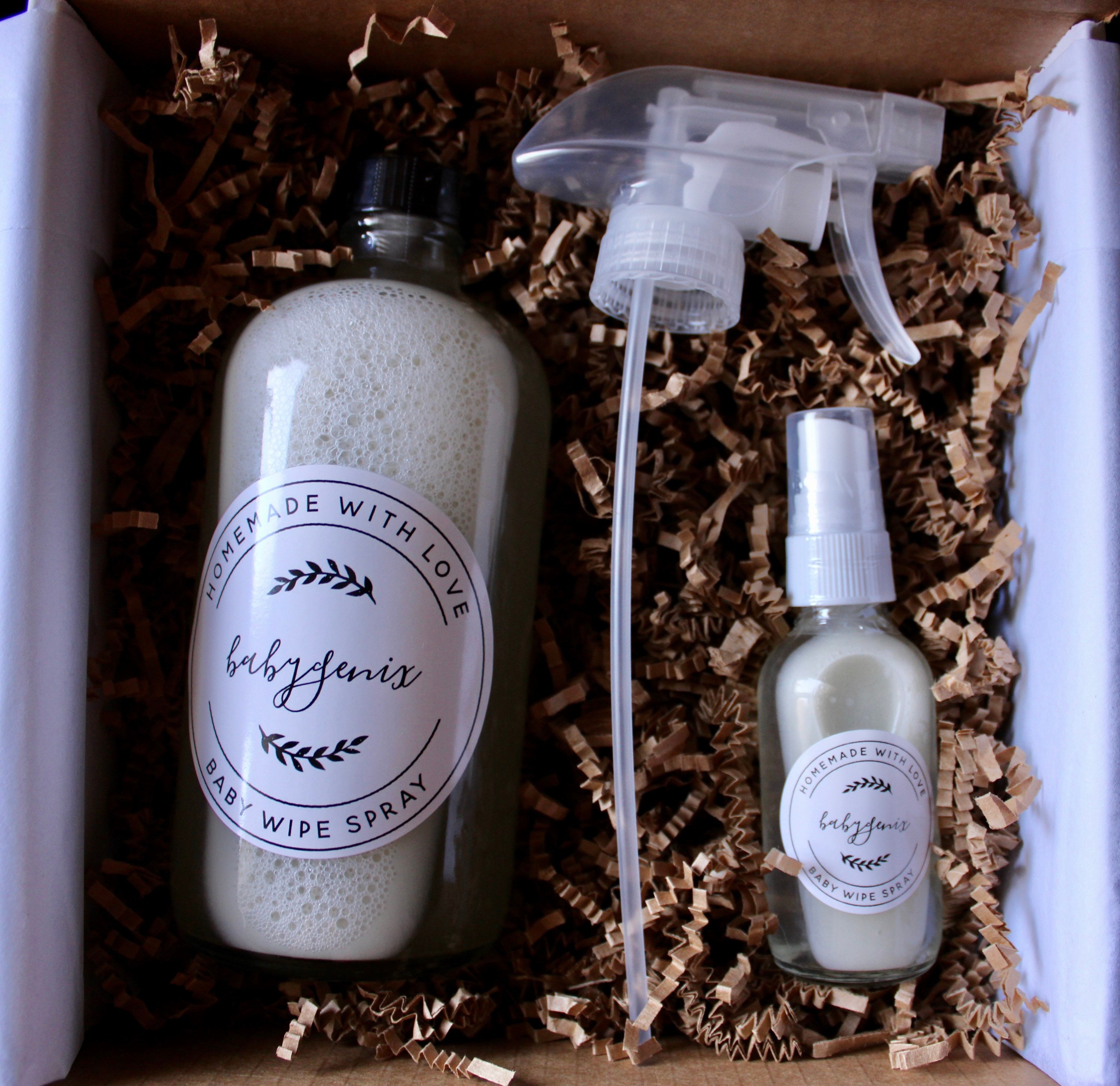 Organic Baby Wipe Spray Bundle, Cloth Wipe Spray, All-natural Baby Wipe ...