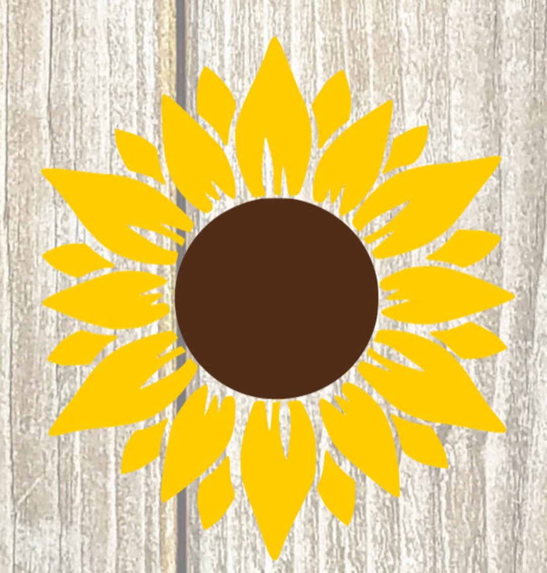 Sunflower SVG Flower Svg Digital Download Clipart Svg File - Etsy