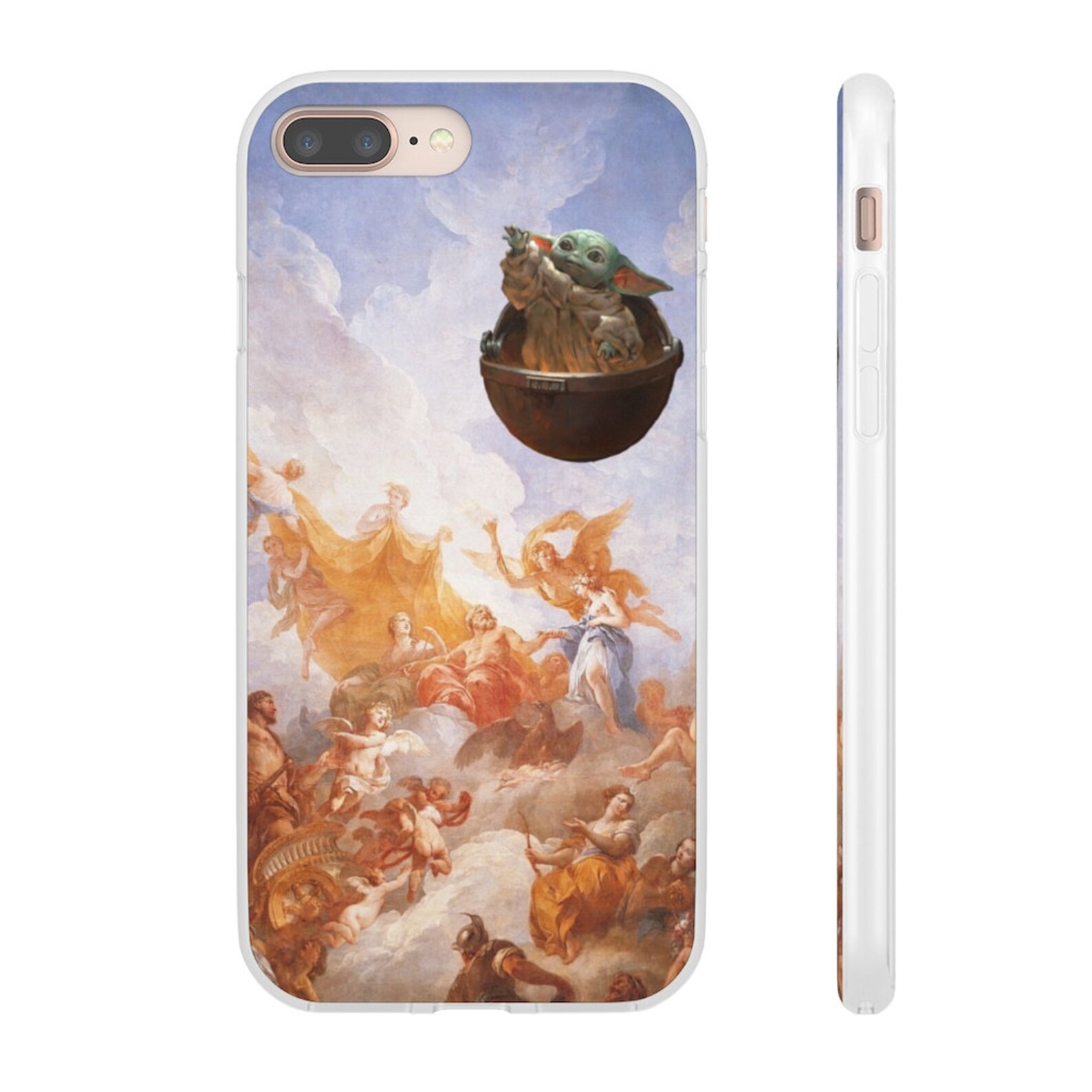 Baby Yoda Iphone Case Baby Yoda Renaissance Case Fan Art - Etsy