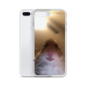 Hamster Meme iPhone Case, Videocall Hamster, Home Office, Home School ...
