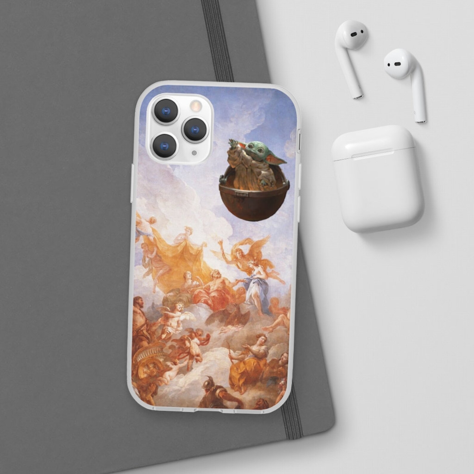Baby Yoda Iphone Case Baby Yoda Renaissance Case Fan Art - Etsy