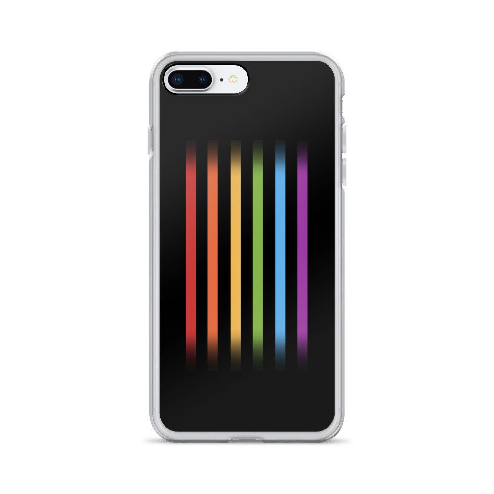 Rainbow LGBTQ Pride Month Valentines Day Equality iPhone SE (2020) / 7 ...