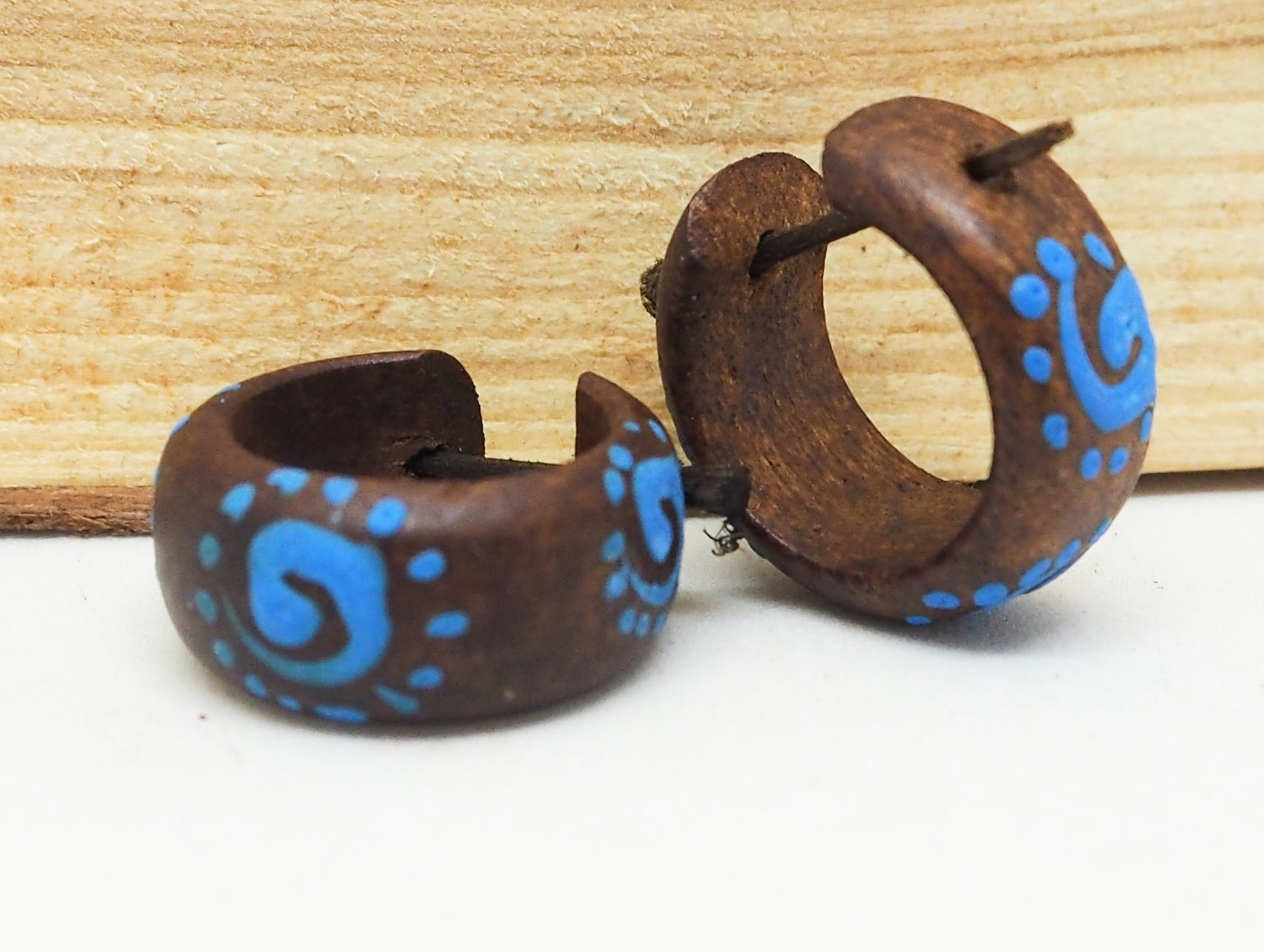 Coco Earrings/coco Hoops/handmade Earrings/earring Cocunut/ Earring ...