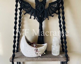 Macrame Bat Patterns Gifts for Witches Modern Halloween Macrame ...