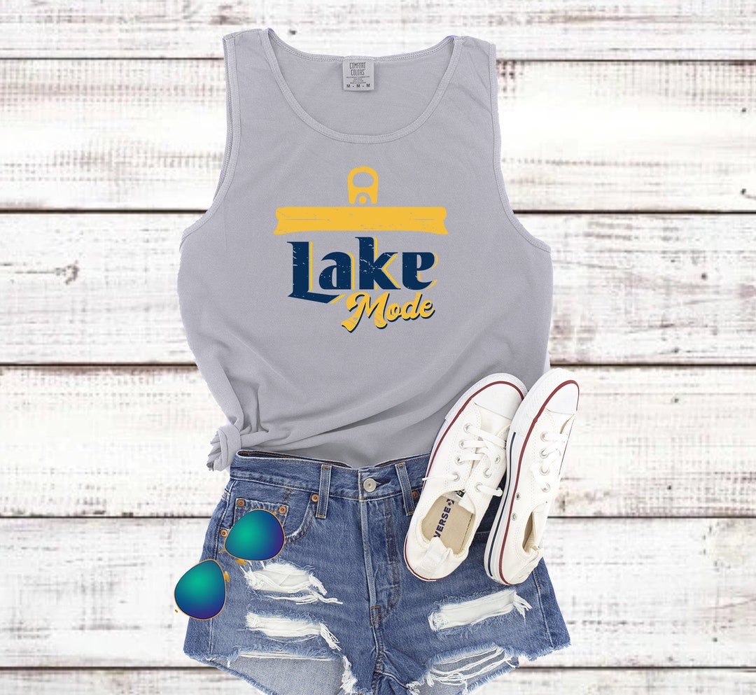 Lake Mode Tank Top Lake Mode Tank Lake Mode Lake Time - Etsy