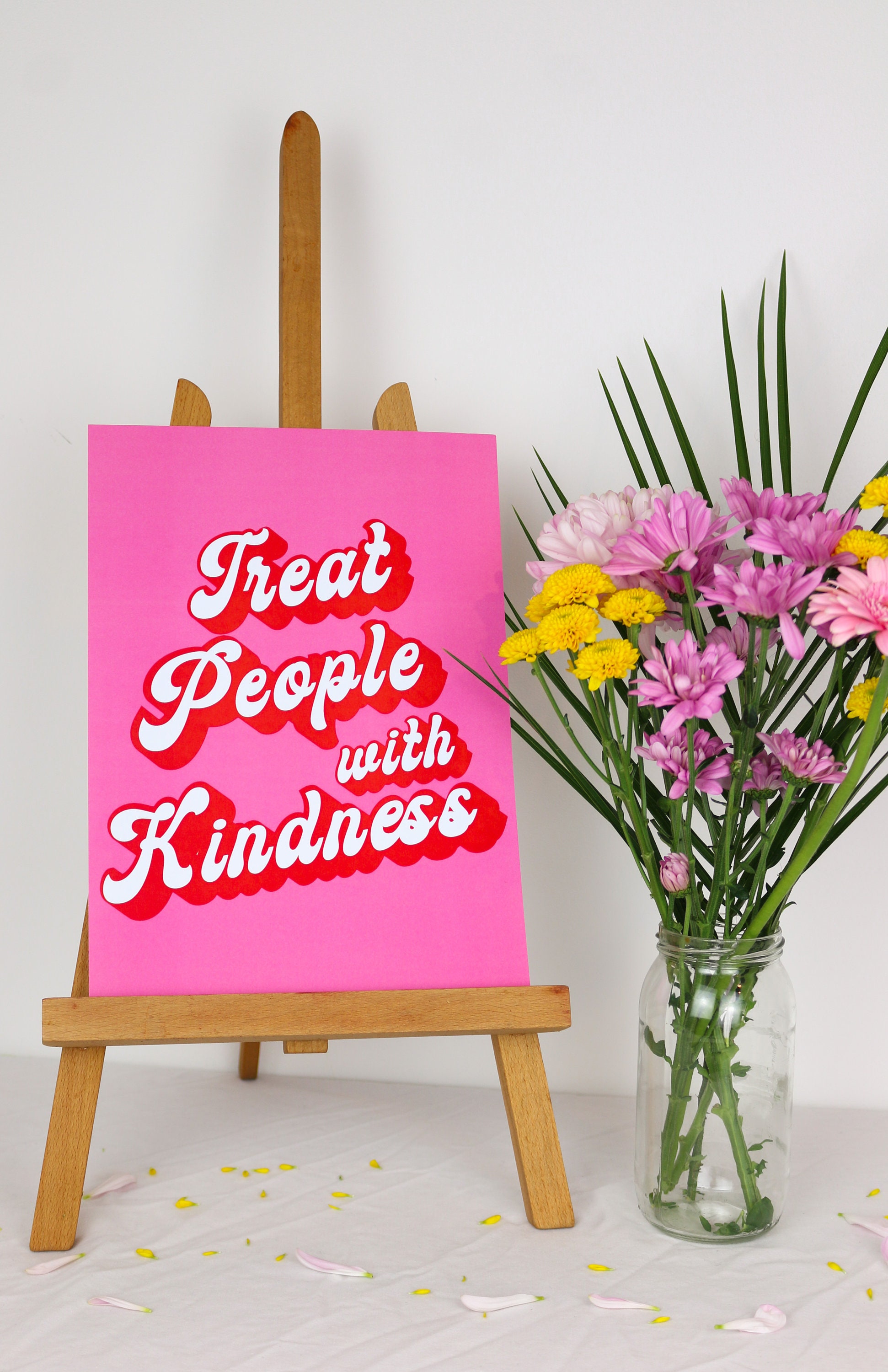 Treat People With Kindness Print A4 & A5 | Etsy UK