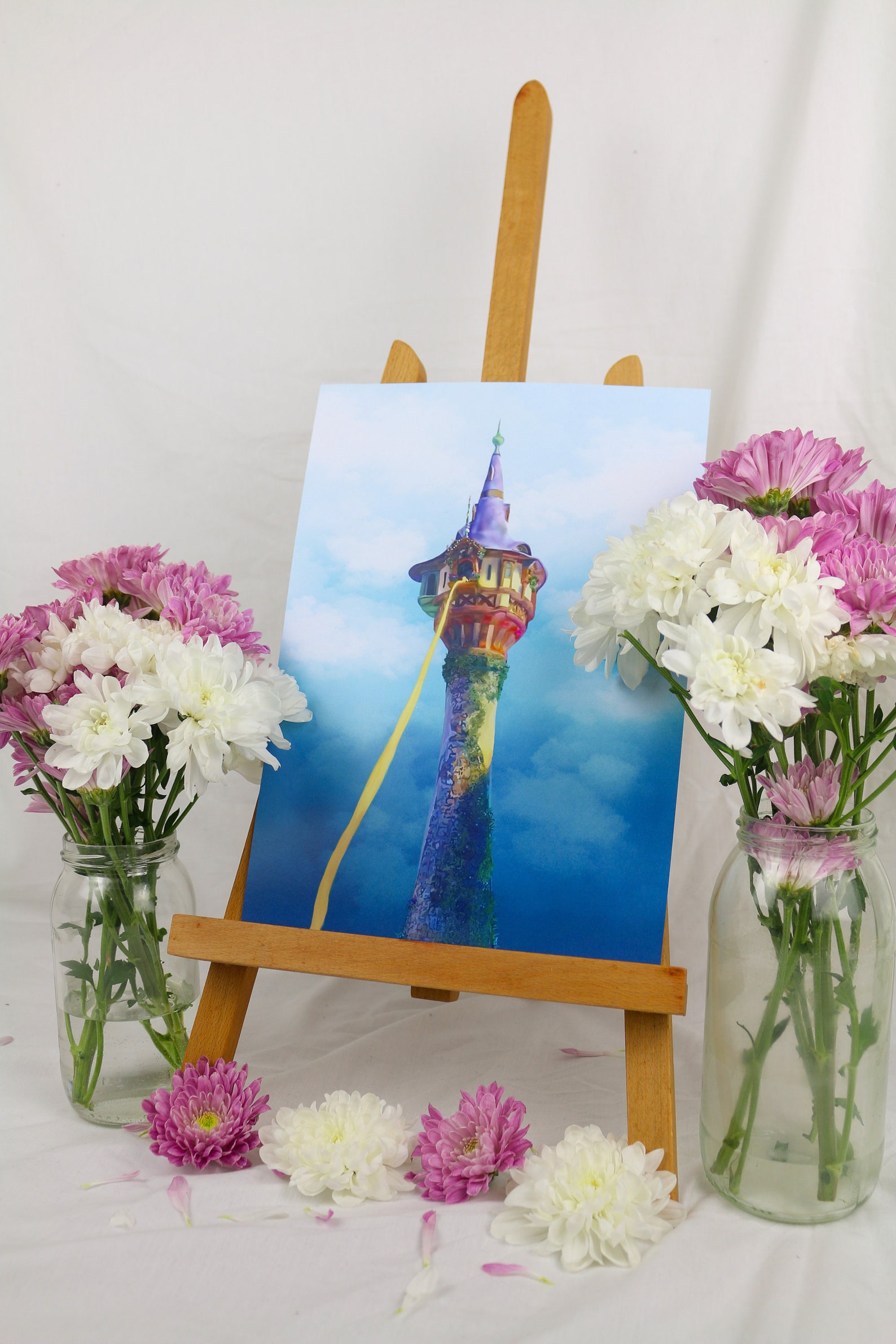 Tangled Art Print Disney Tangled movie poster wall art A4 | Etsy