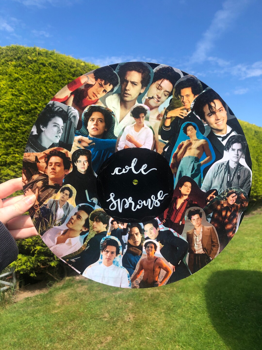 Cole Sprouse 12” Custom Hand Collaged Vinyl Record - Etsy