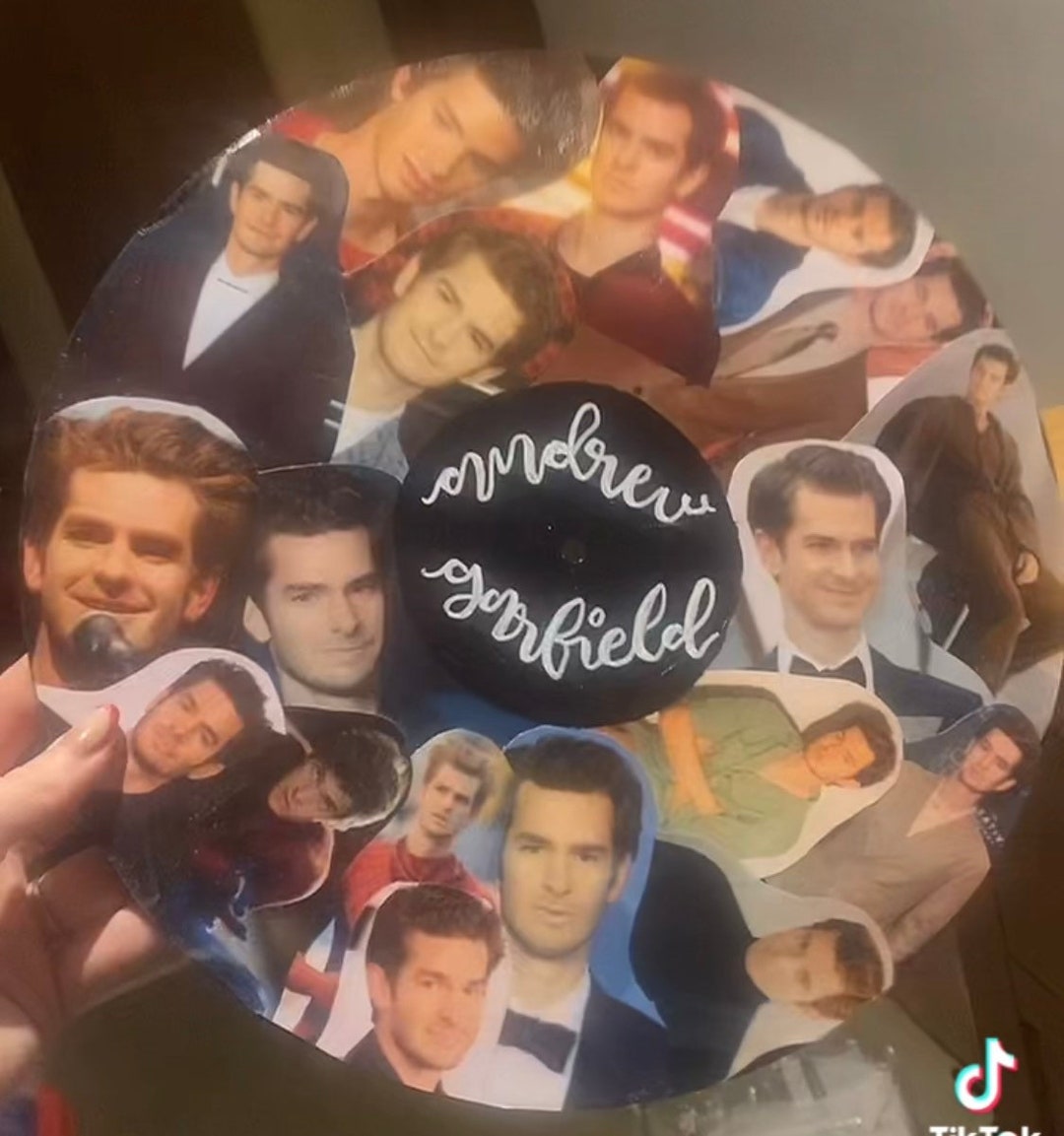 Andrew Garfield 12” Custom Hand Collaged Vinyl Record - Etsy