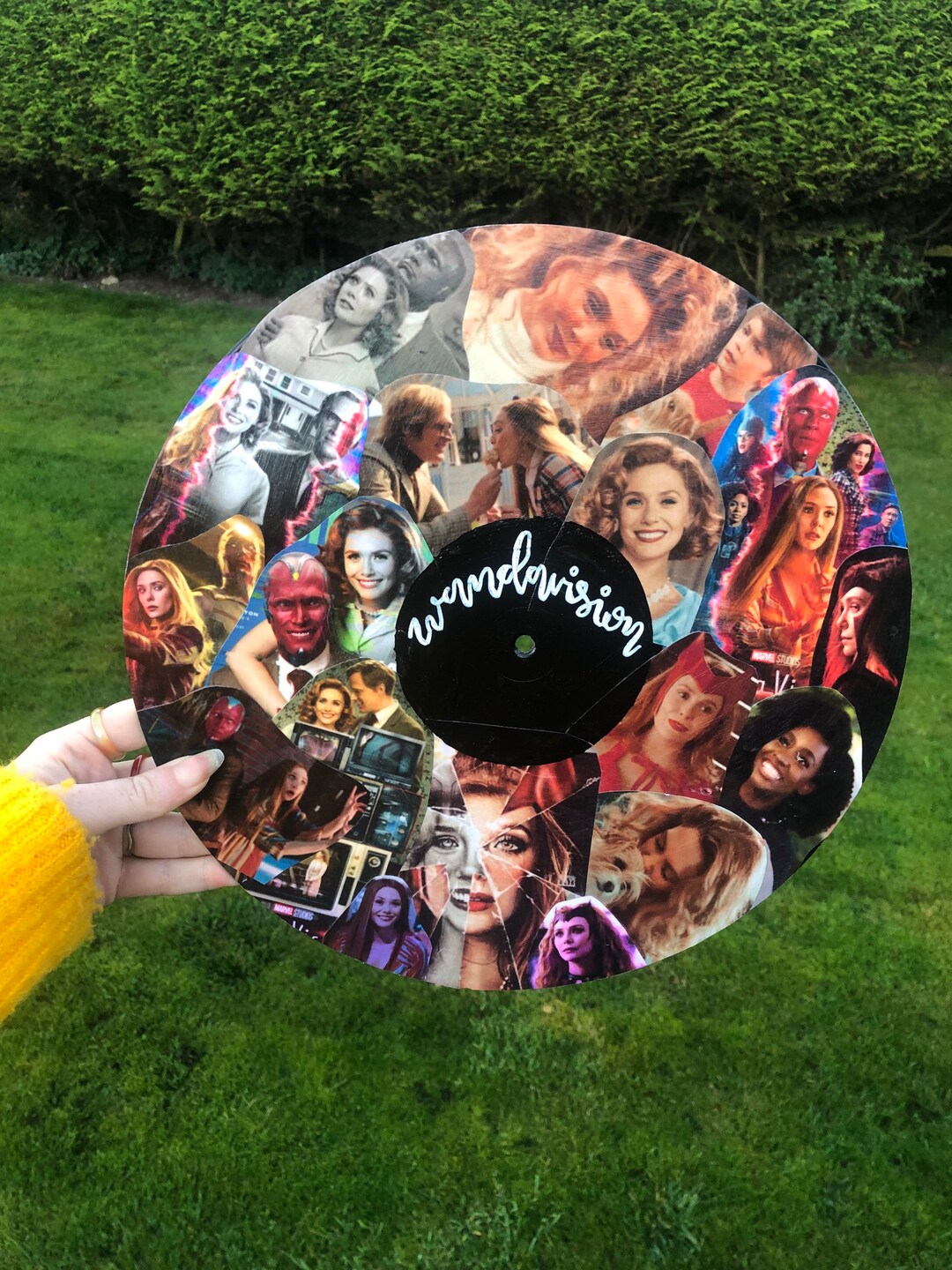 Wandavision 12 Custom Hand Collaged Vinyl Record - Etsy