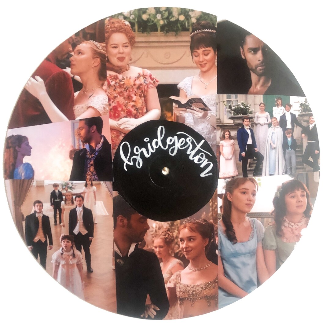 BRIDGERTON 12 Custom Hand Collaged Vinyl Record - Etsy