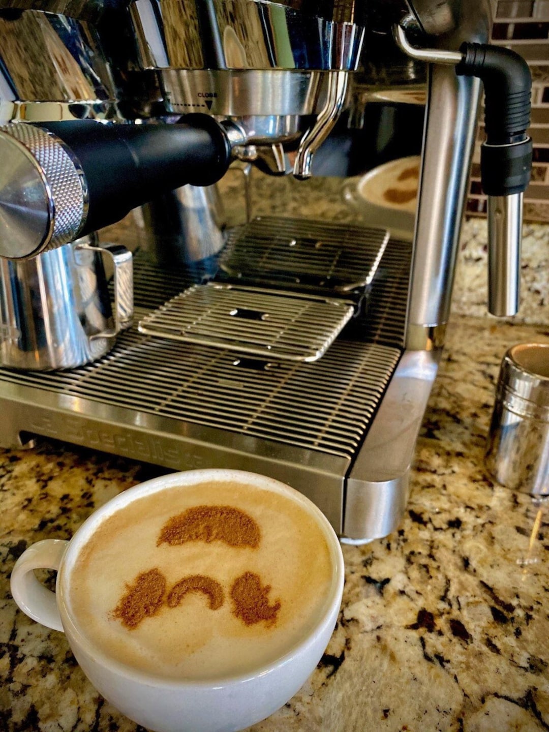 2 Custom Coffee Stencils, Your Company Logo, Lattes, Cappuccinos ...