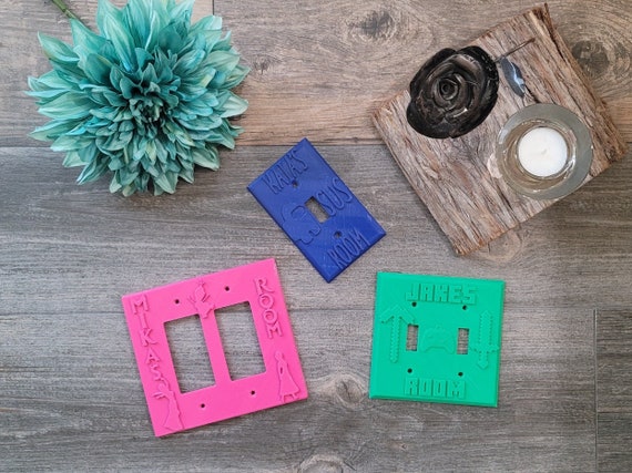 Custom Light Switch Cover Plates for Kids Rooms Inspired by - Etsy