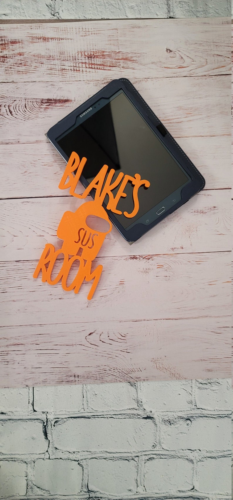 Among Us SUS Personalized Custom Sign Any Name Bedroom Door - Etsy