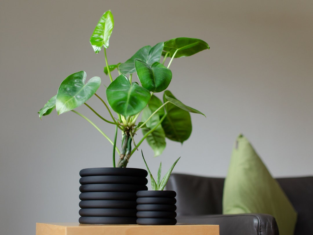 Plantme Flowerpot Orbit, Planter in 6 Cm, 12 Cm, 14 Cm, Black, White ...