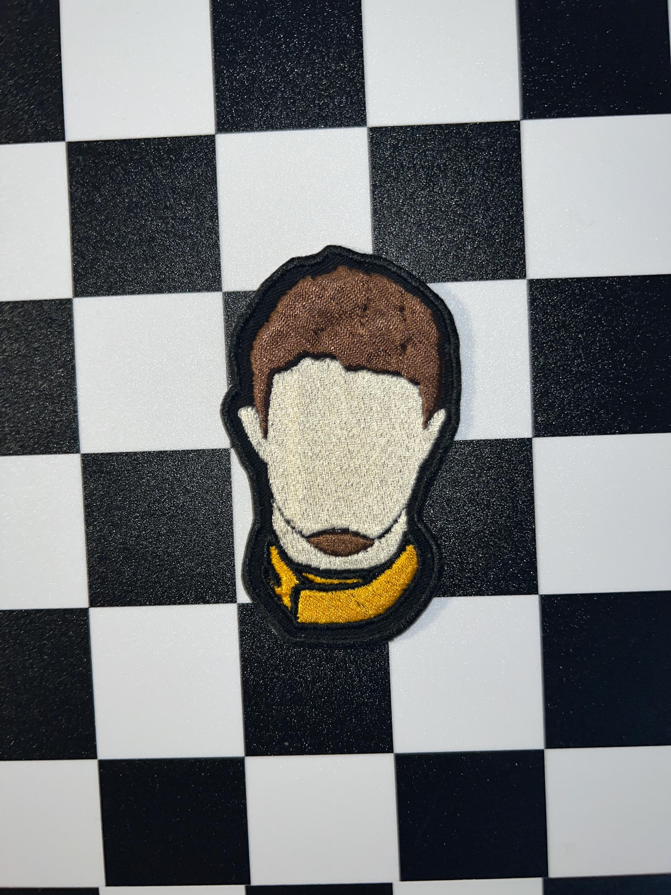 Race Car Drivers Embroidered Patch Verstappen,sainz,ocon,russell,stroll ...