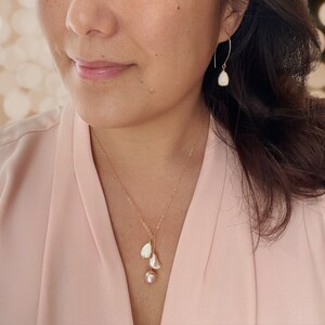 Hawaiian Pikake Pink Keshi and Edison Pearl Gold or Silver Necklace - Etsy