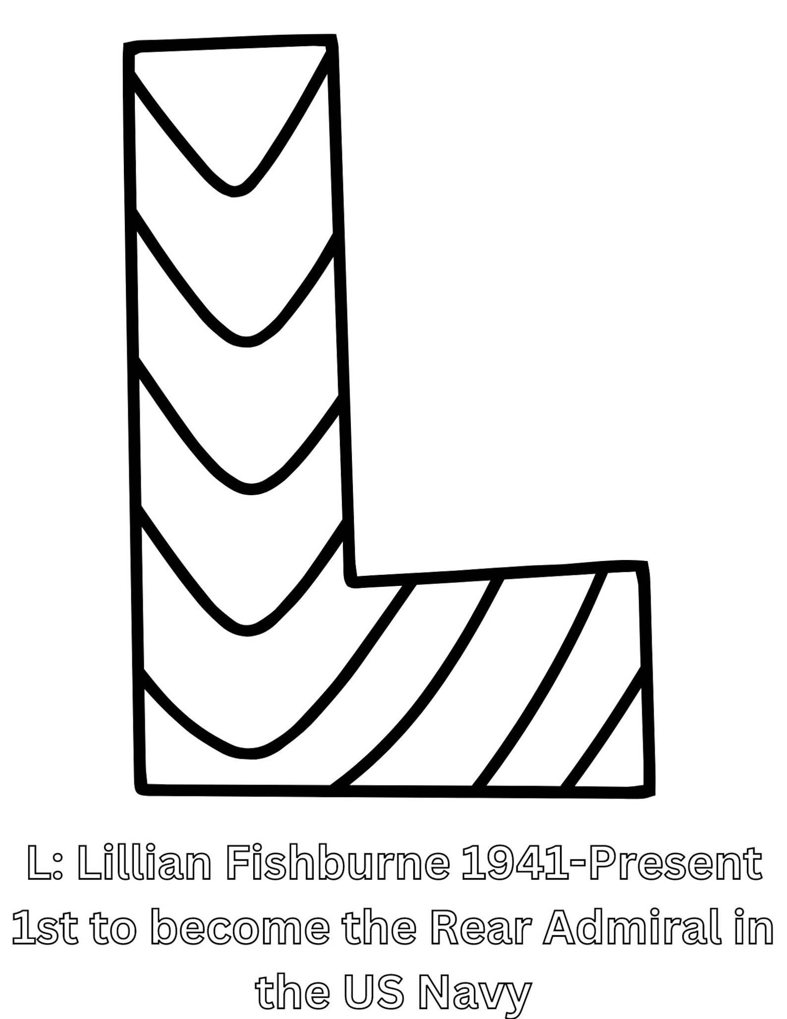 Letter L Coloring Page - Etsy