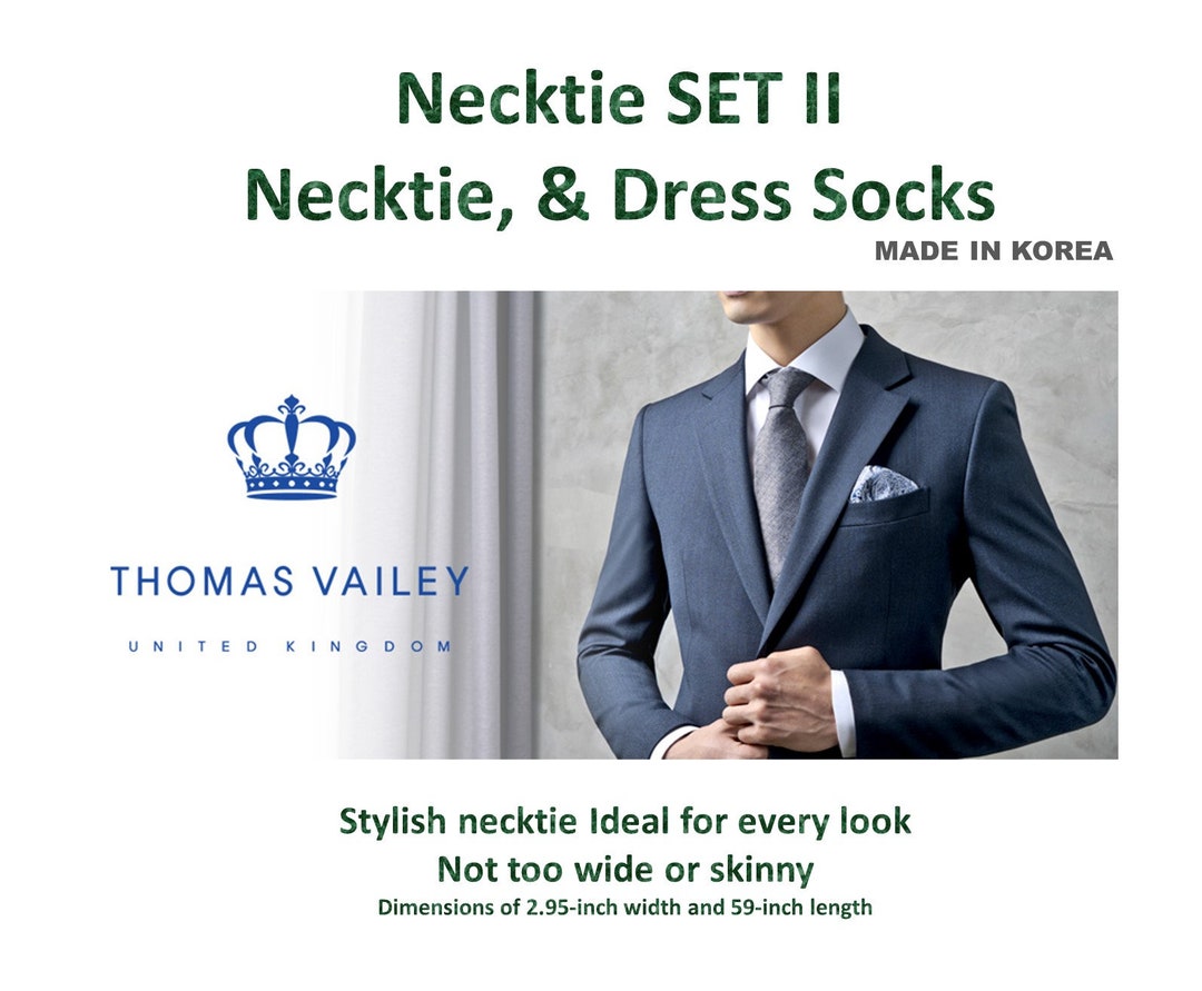 Necktie and Dress Socks From KOREA - Etsy