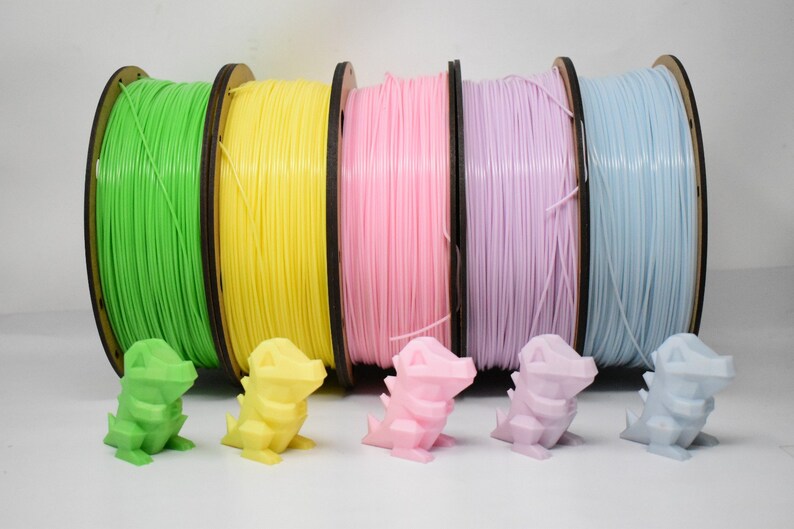 PLA 1.75 mm 3D Filament Pastel Colors | Etsy