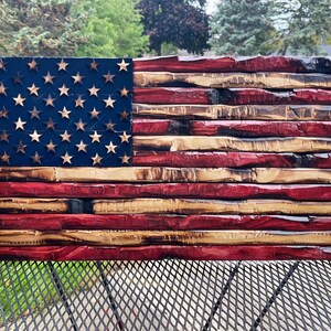 Battle Worn American Flag - Etsy