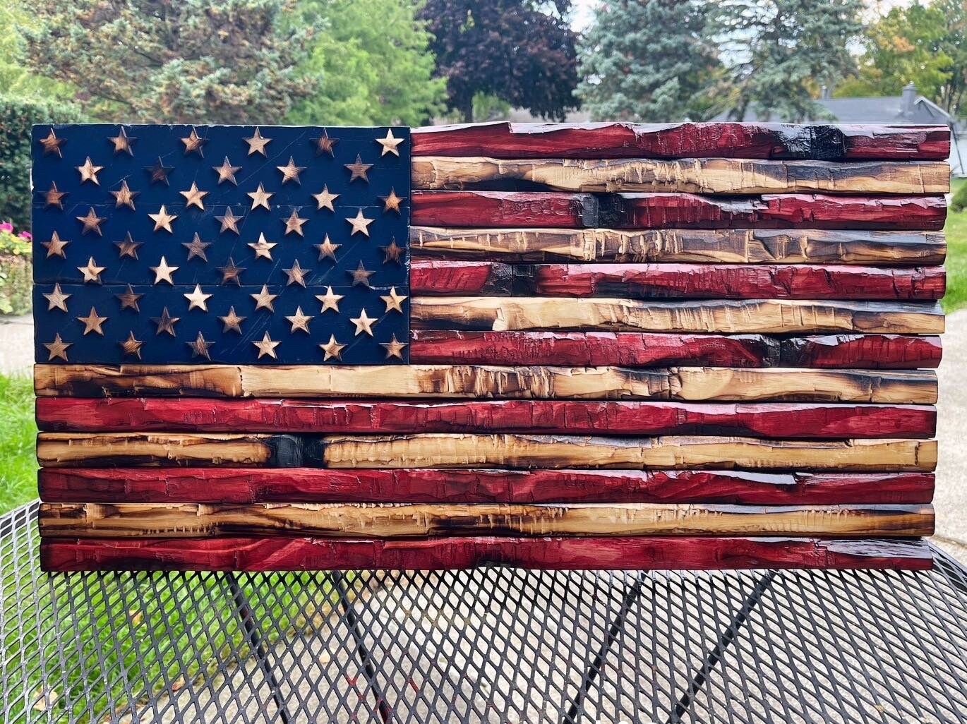 Battle Worn American Flag - Etsy