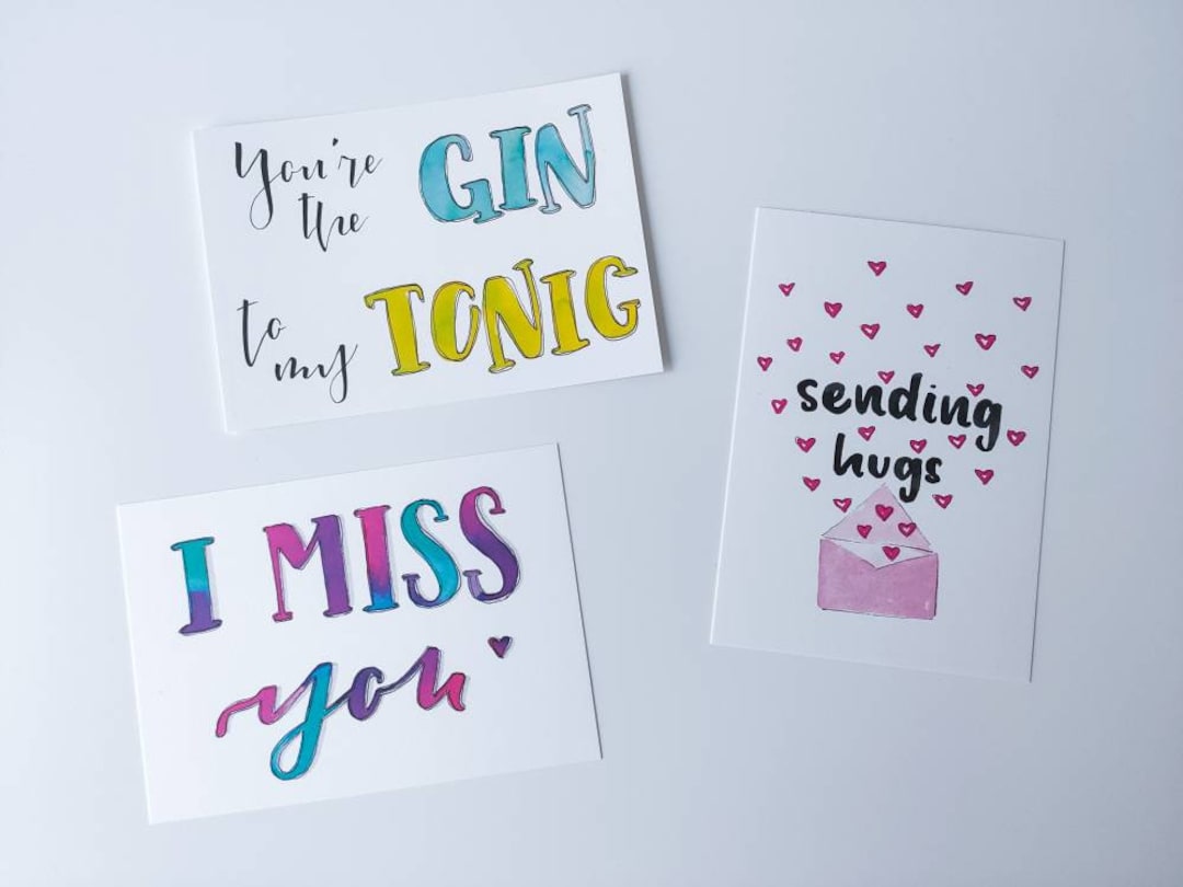 Friendship Cards | Triple Pack to Send Hugs, Love and Warm Words to ...