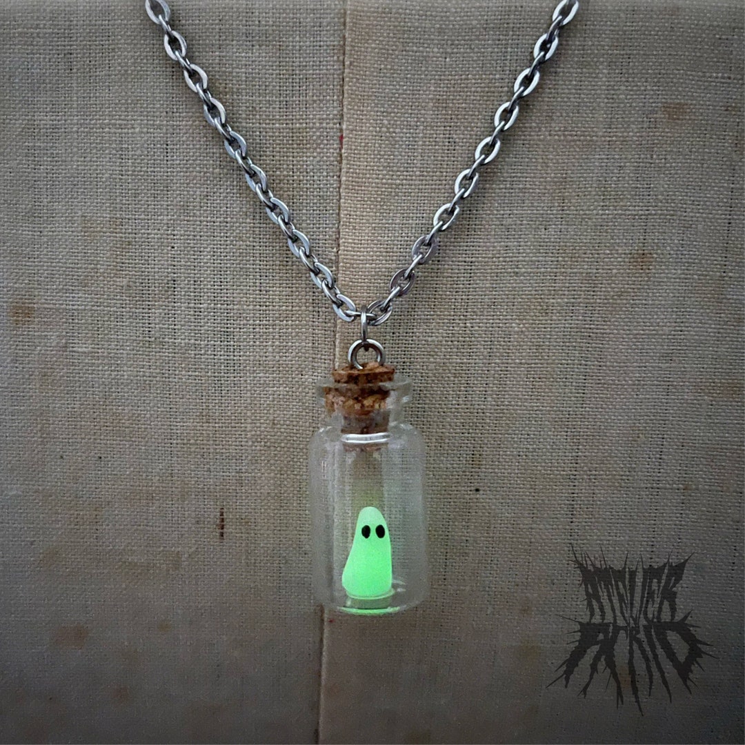 The Original Adopt a Ghost Necklace- Handmade Cute Ghost Necklace ...