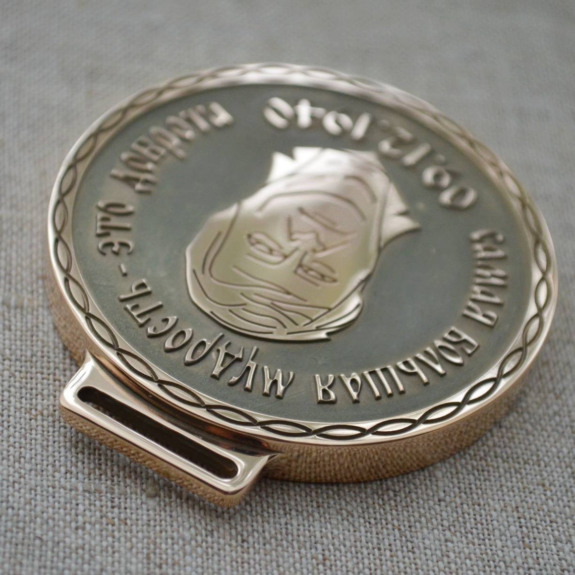 Custom Bronze Medal with Personalized Engraving. Custom Trophy | Etsy