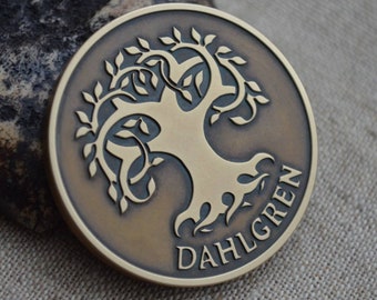 Tree of Life Coin | Etsy