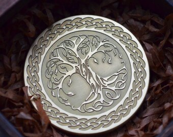 Tree of Life Coin | Etsy