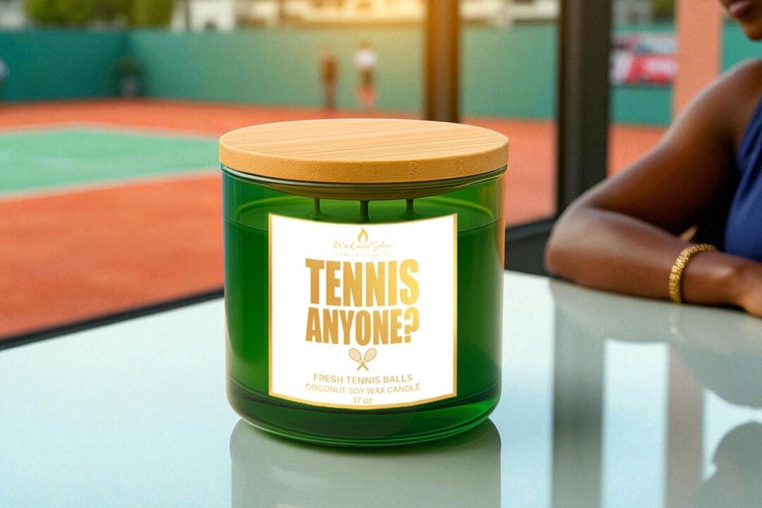 Tennis, Anyone? |tennis Ball Scented Candle: 3-wick Coconut Soy Wax, 70 ...