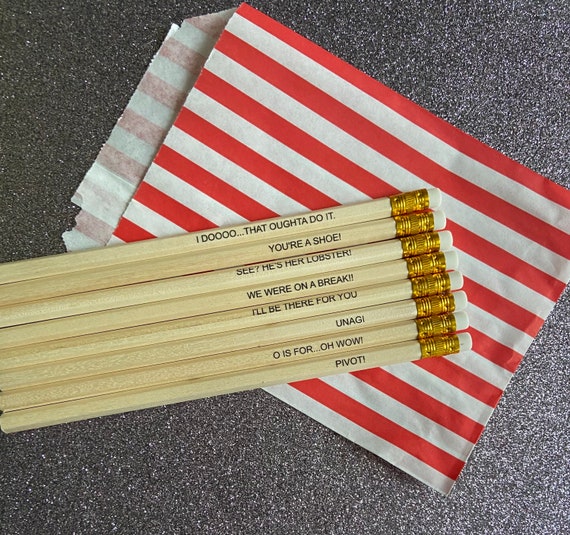 Paper Pencils Customised Pencils Featuring Friends Quotes Friends ...
