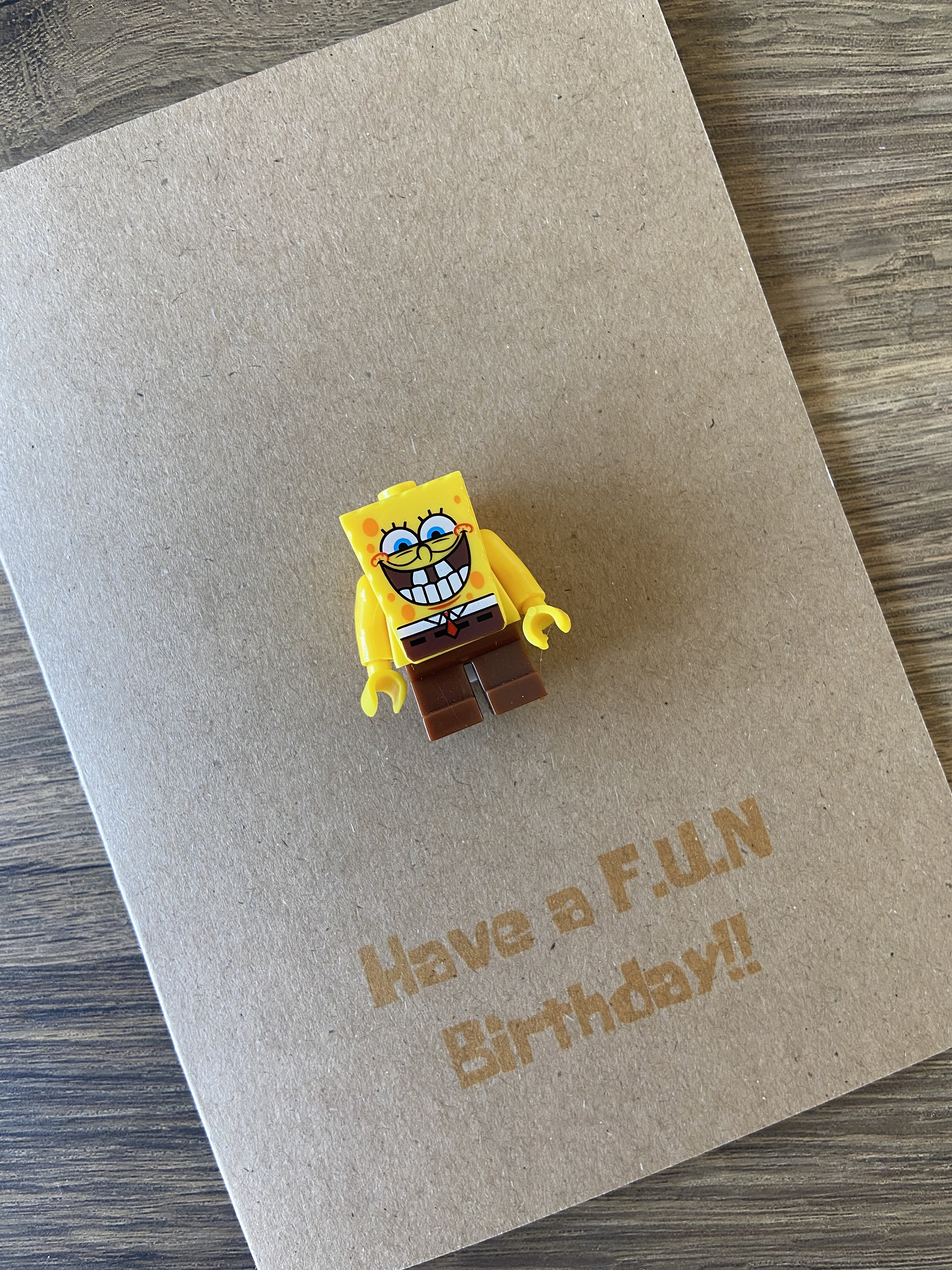 Spongebob Squarepants Card Spongebob Squarepants Birthday - Etsy