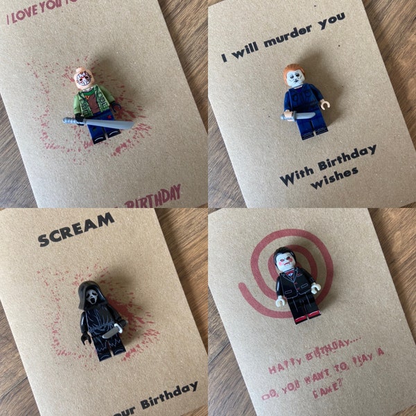 Horror Happy Birthday Card - Etsy