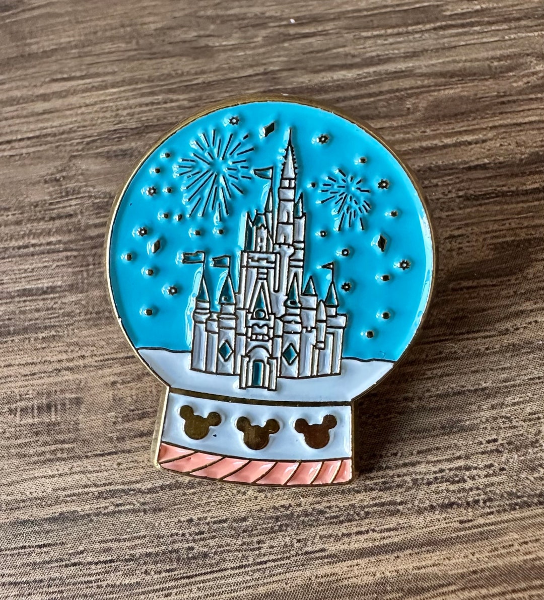 Disney Pin Disney Badge Disney Castle Pin Disney World - Etsy