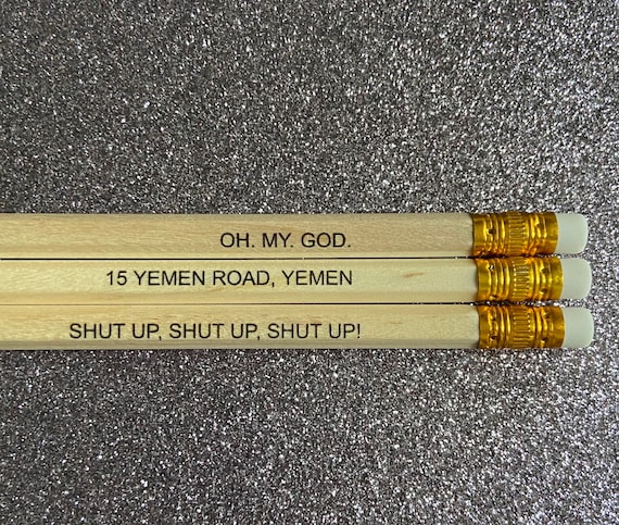 Paper Pencils Customised Pencils Featuring Friends Quotes Friends ...