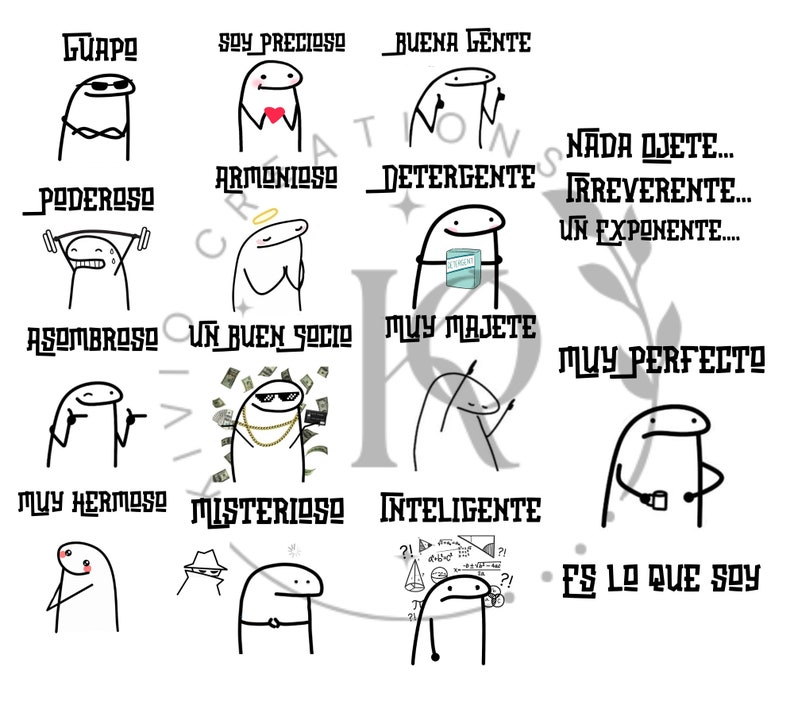 FLORK, Guapo, Poderoso, Asombroso, Muy Hermoso, envoltura de vaso delgado de 20 oz. archivo ...