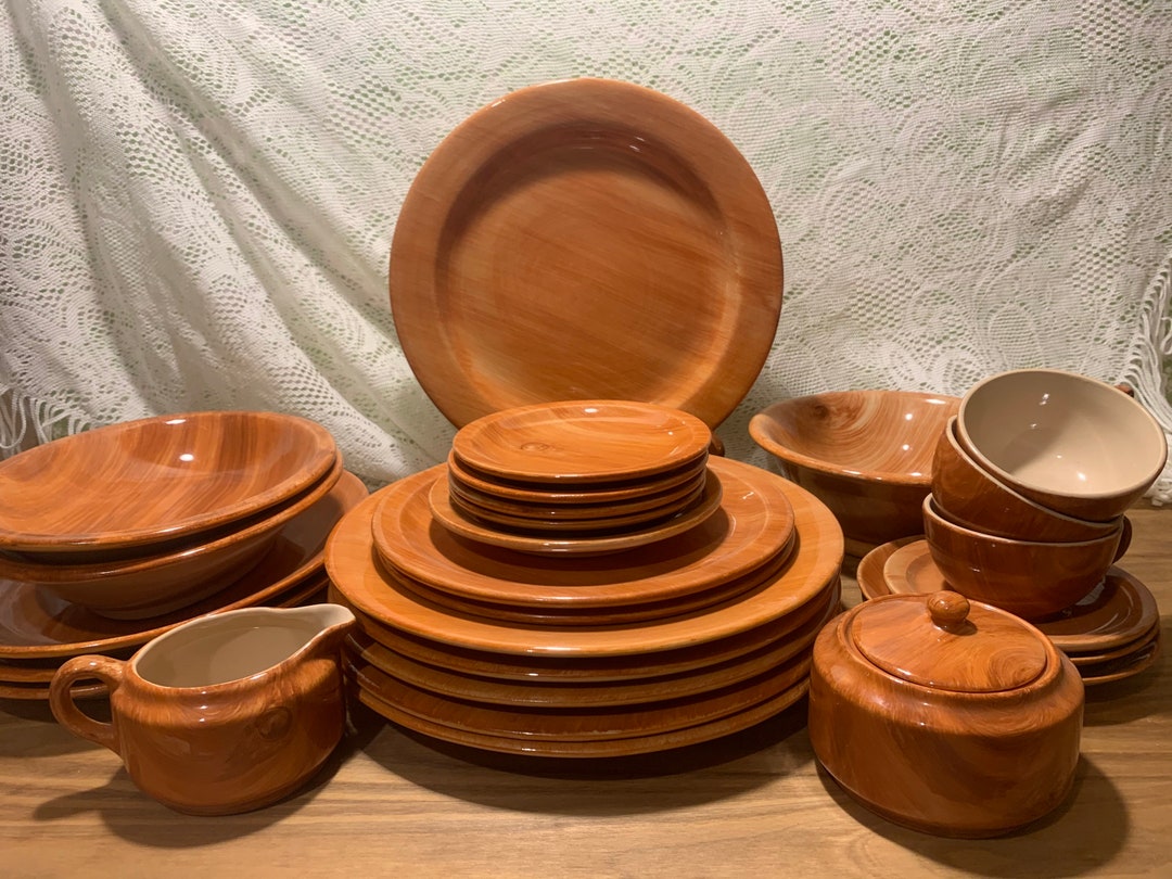 SUPER RARE Buffalo China Natural Wood Design China - Etsy