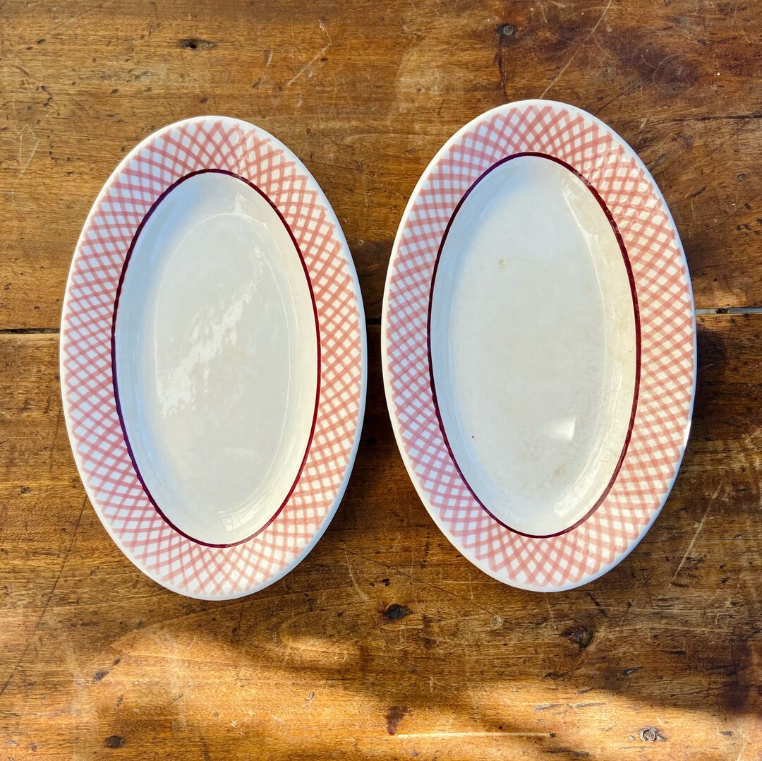 Set of 2 Raviers Salins Earthenware Factory Tourmalet Model - Etsy