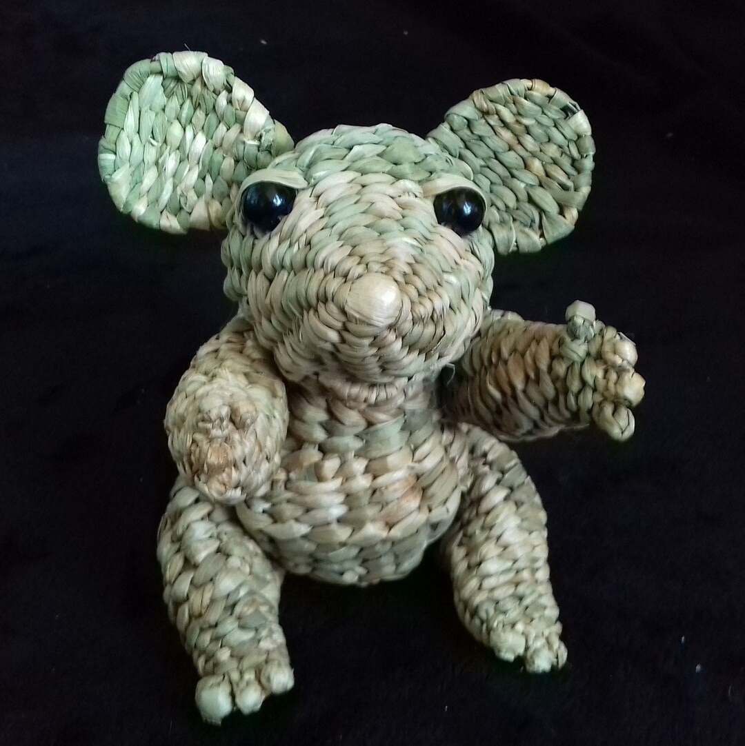 Miniature Wicker Mouse Mouse Sculpture Small Mouse Figurine - Etsy