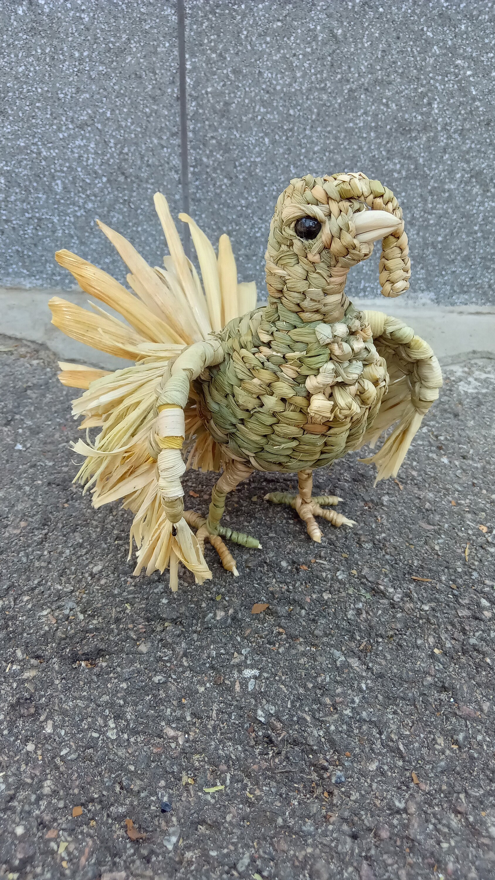 Turkey Sculpture From Natural Materials Handmade 17 Cm - Etsy