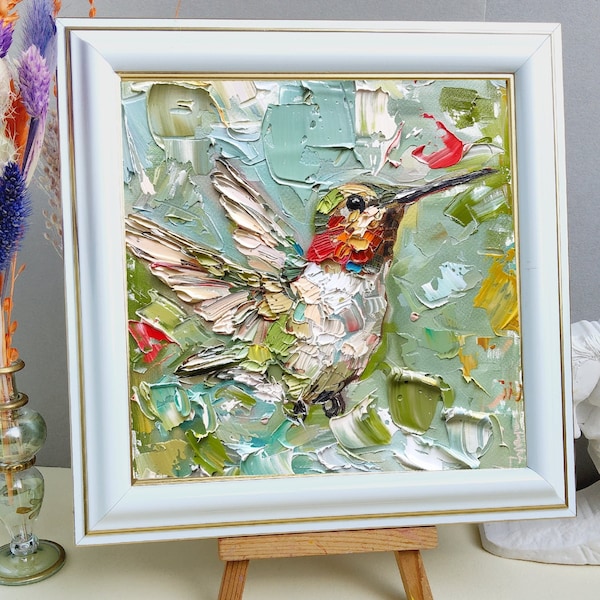 Hummingbird Painting - Etsy