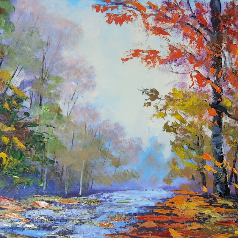 Forest Painting - Etsy