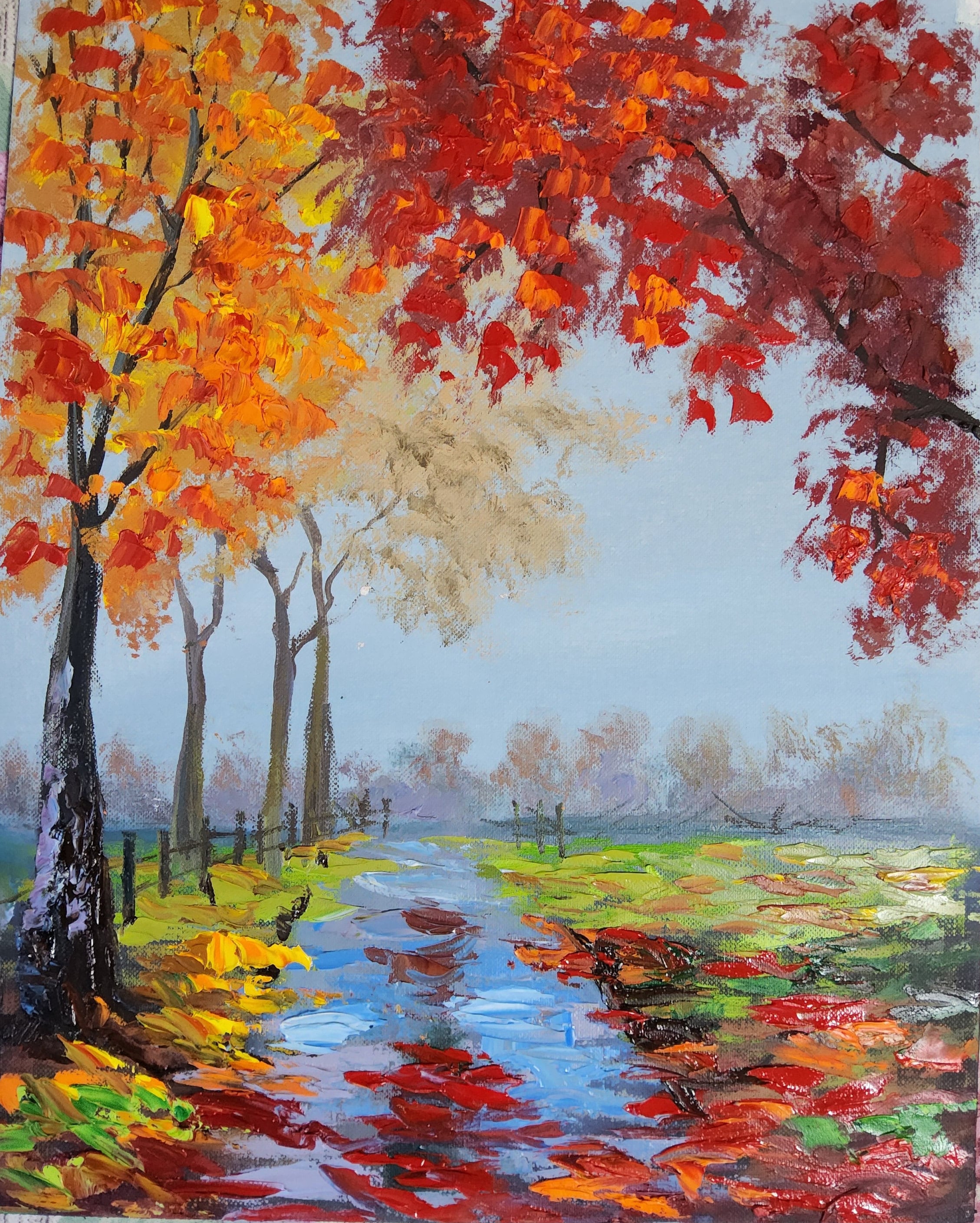 Paintings Of Trees In Autumn